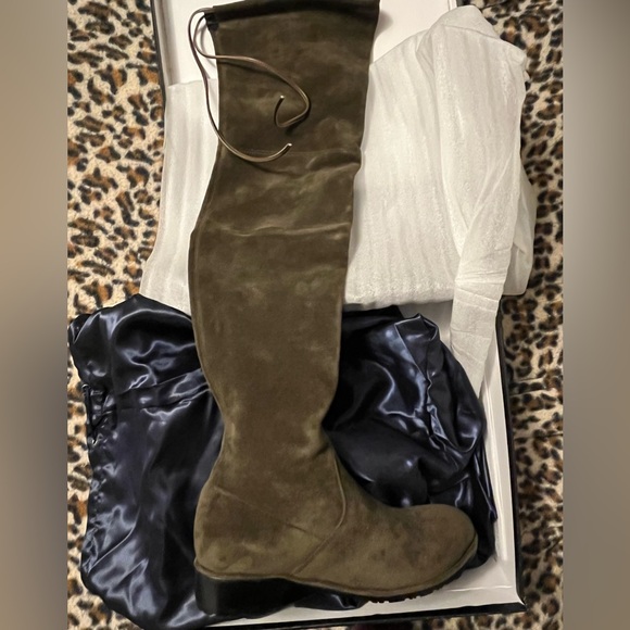 Kaitlyn Pan | Shoes | Kaitlyn Pan New Gray Thigh High Boots | Poshmark
